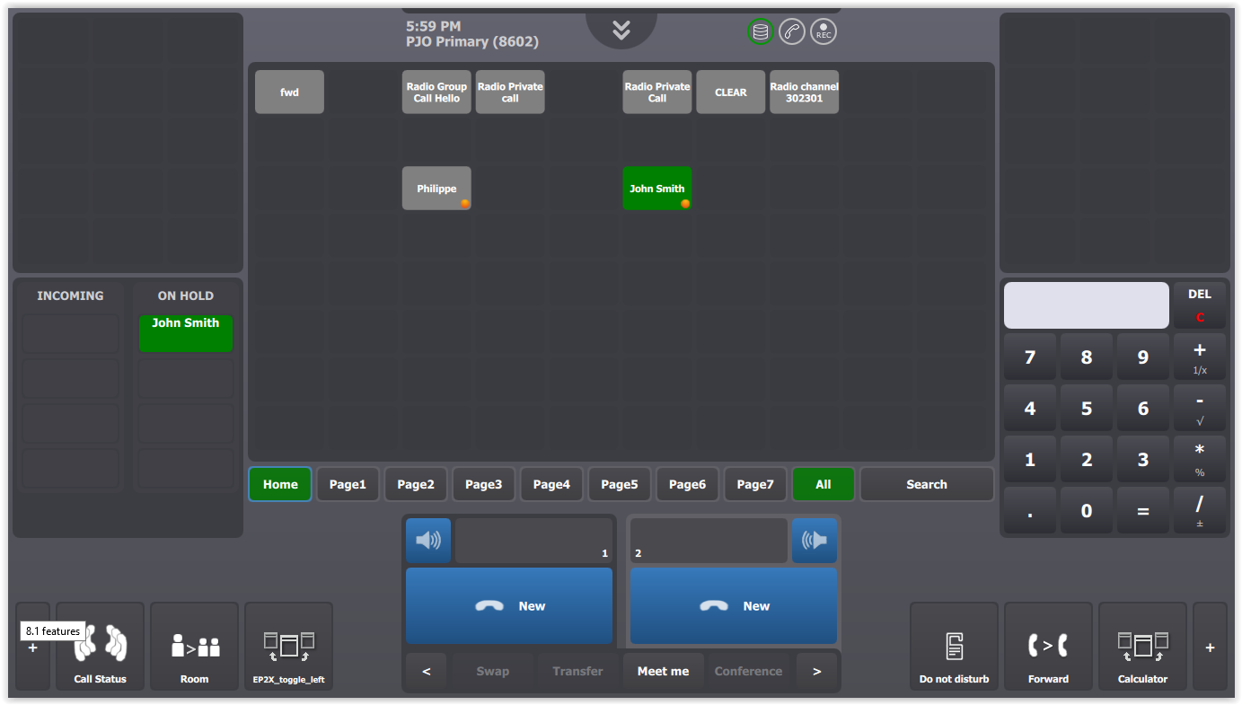 Putting a call on Hold