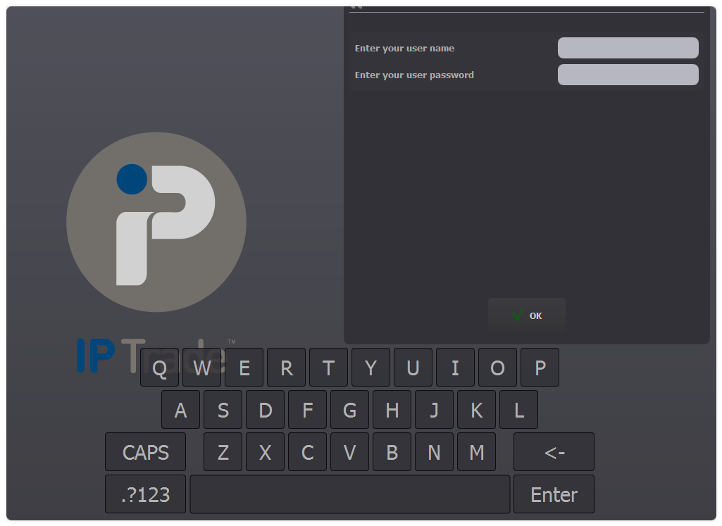 Login Screen Description