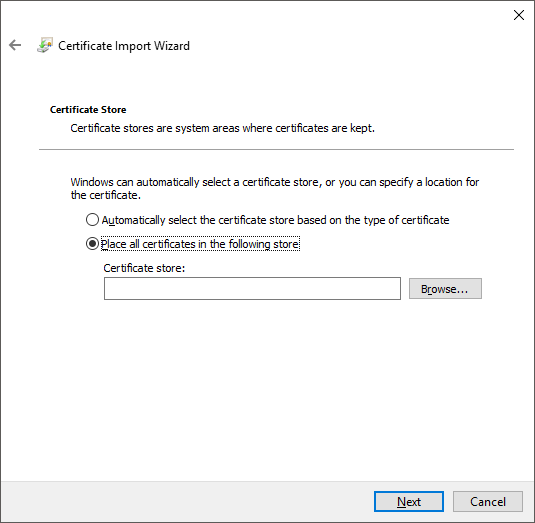 Install Certificates