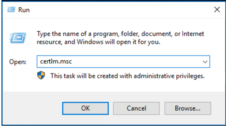 Install Certificates