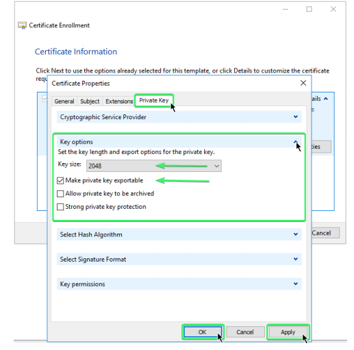 Install Certificates