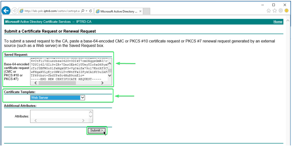 Install Certificates
