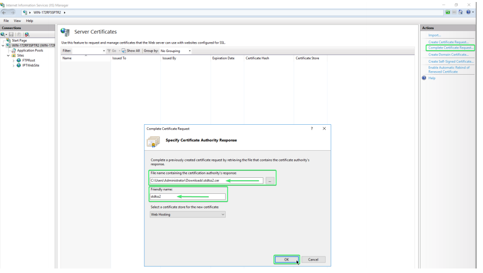 Install Certificates