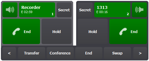 Insert the Recorded Call in a Conference