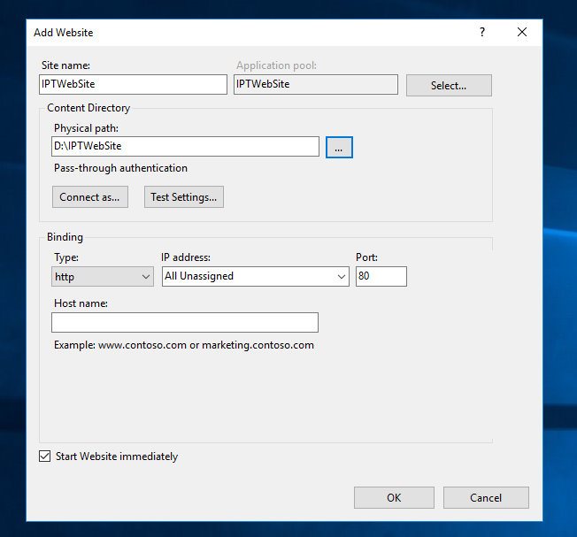 Configuring Iis 7305