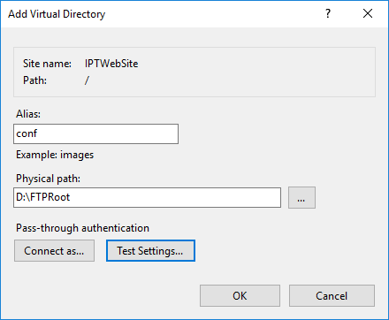 Configuring IIS
