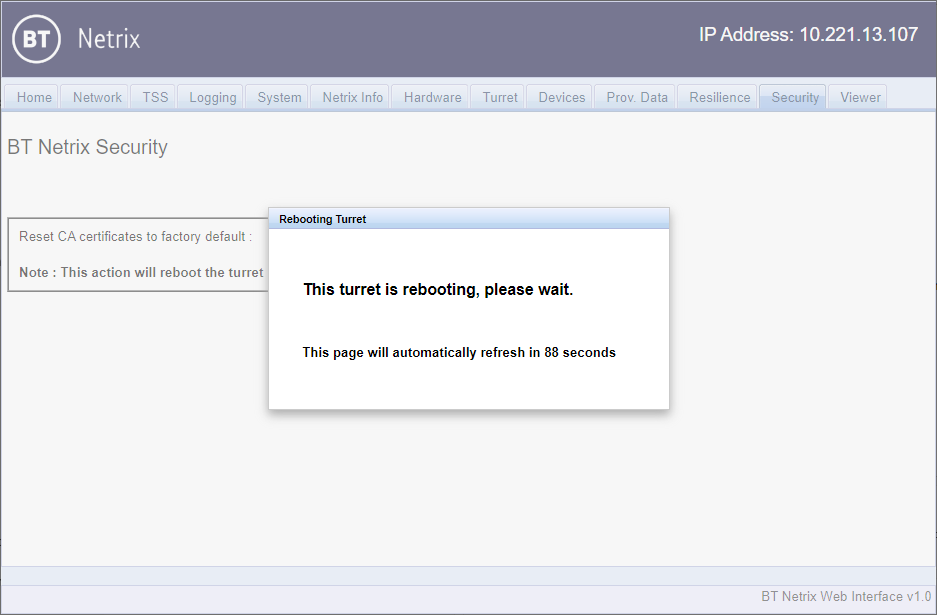 Netrix Web Diagnostics: Security