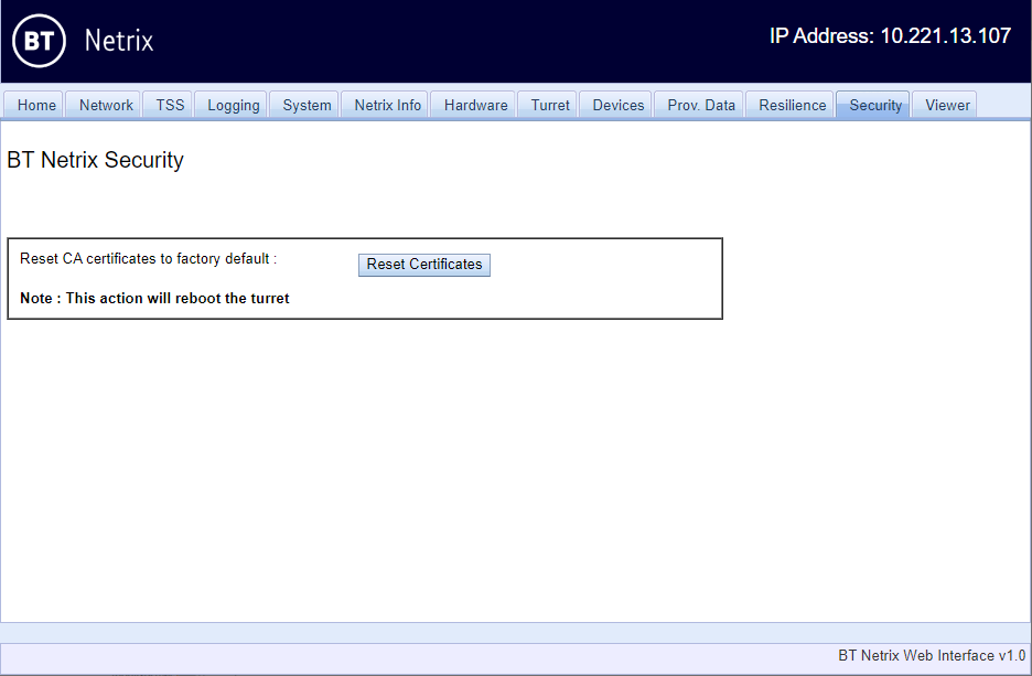 Netrix Web Diagnostics: Security