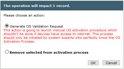 OS Activation