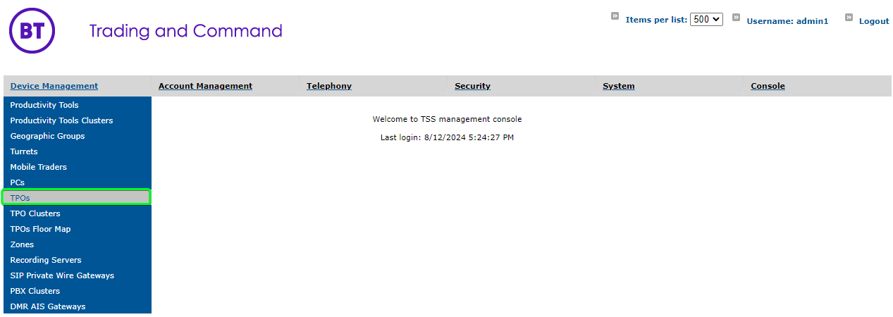 Step 1 – Create a TPO Device on the TSS