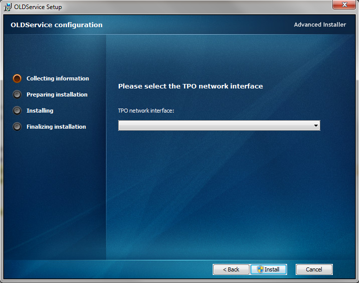 Step 4.2.1 – Install TPO package on server