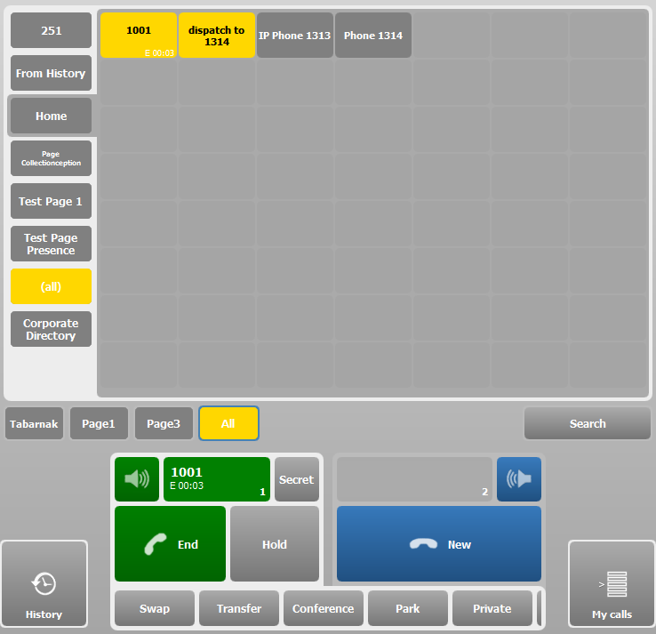 Multiple pending calls